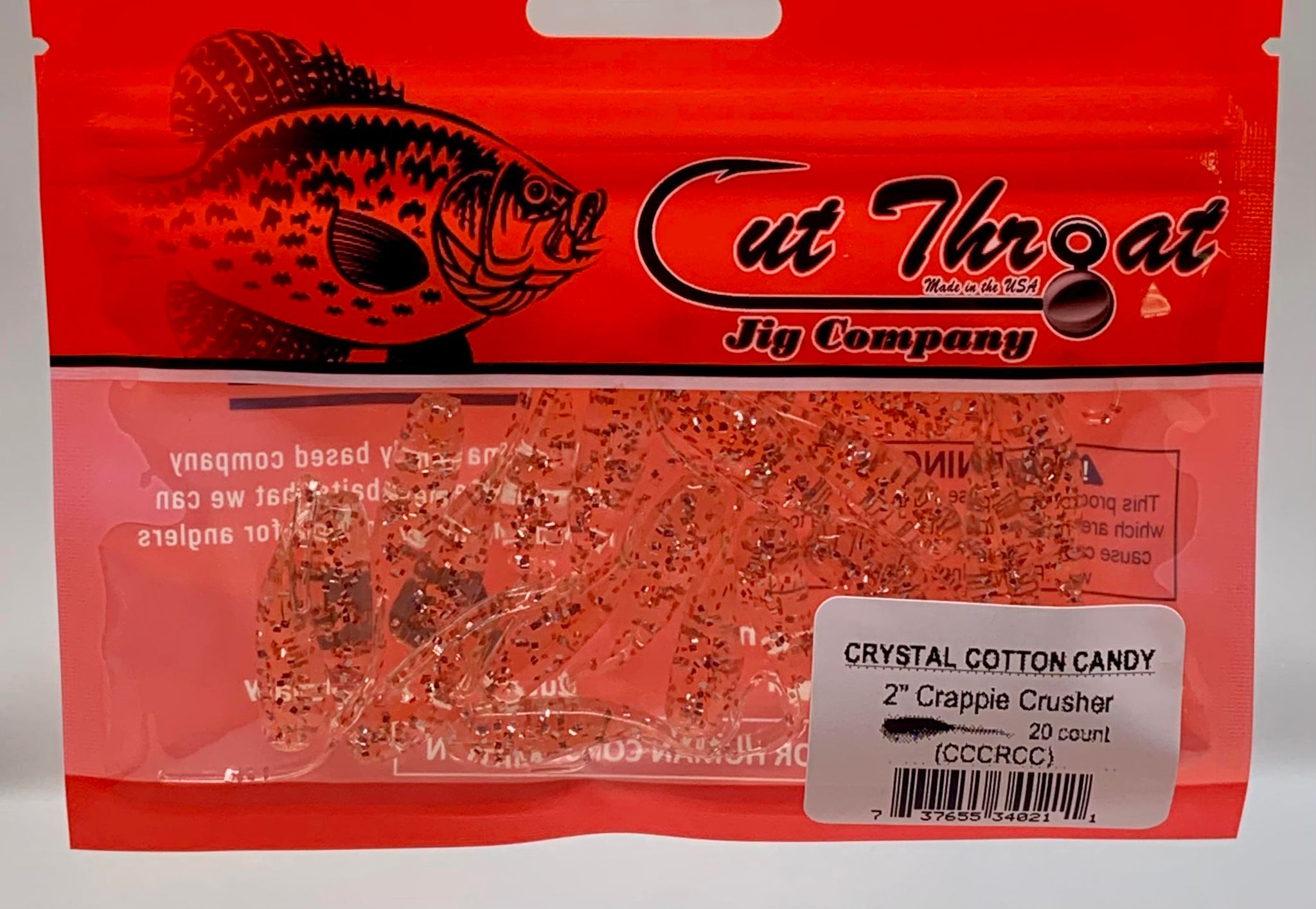 Crystal - Cotton Candy | Cut Throat Jig Company